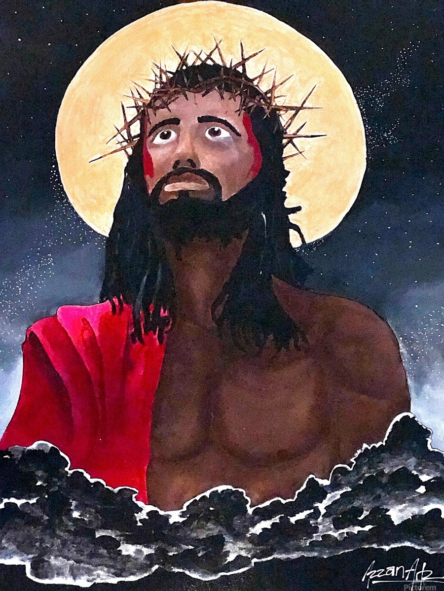 Black Jesus by BlaccArtz Wall Art